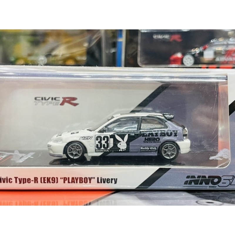 Racing Car Model Honda Civic EK9 Collection Genuine Inno 64 Ekane ...