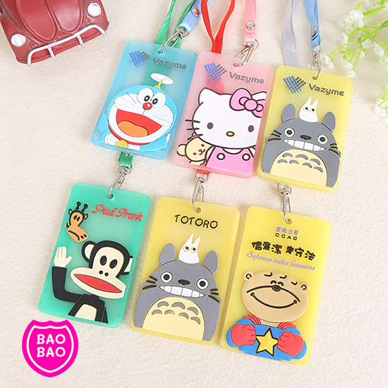 Back Tag Cartoon Neck C Strap Employee Card Holder With by ...