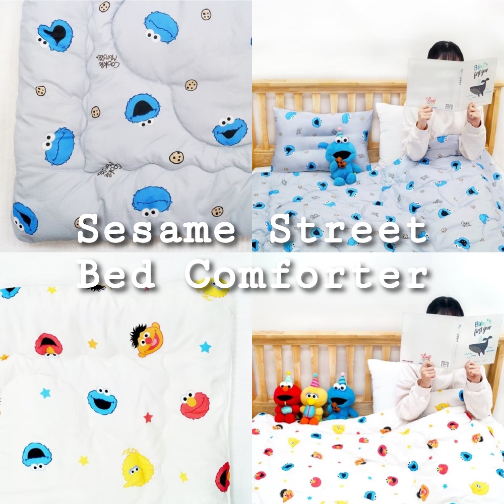 Sesame Street Bed Comforter Soft Duvet Cookie Monster And Friends ...