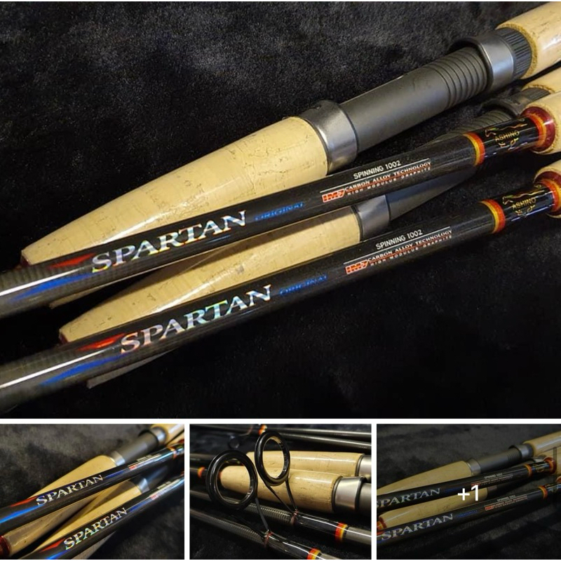 Original ASHINO SPARTAN Spinning Rod Line 8-15 lb Retro Model Fishing ...