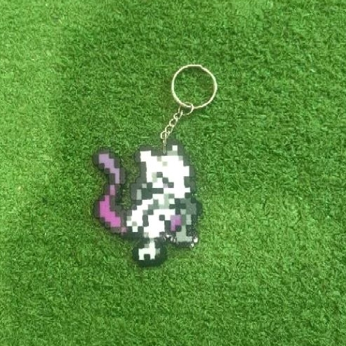Mewtwo Keychain 150 Pokemon Pixel Bag Ornament (Pokemon) | Shopee Malaysia