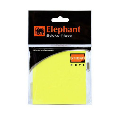 Elephant 3x3 Neon Yellow Note Paper | Shopee Malaysia