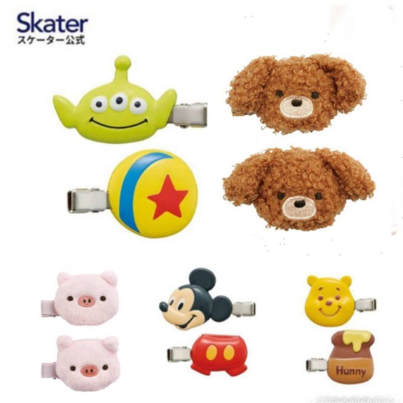Skater- Die-cut bangs clip 2P Cartoon Hairpin Set | Shopee Malaysia