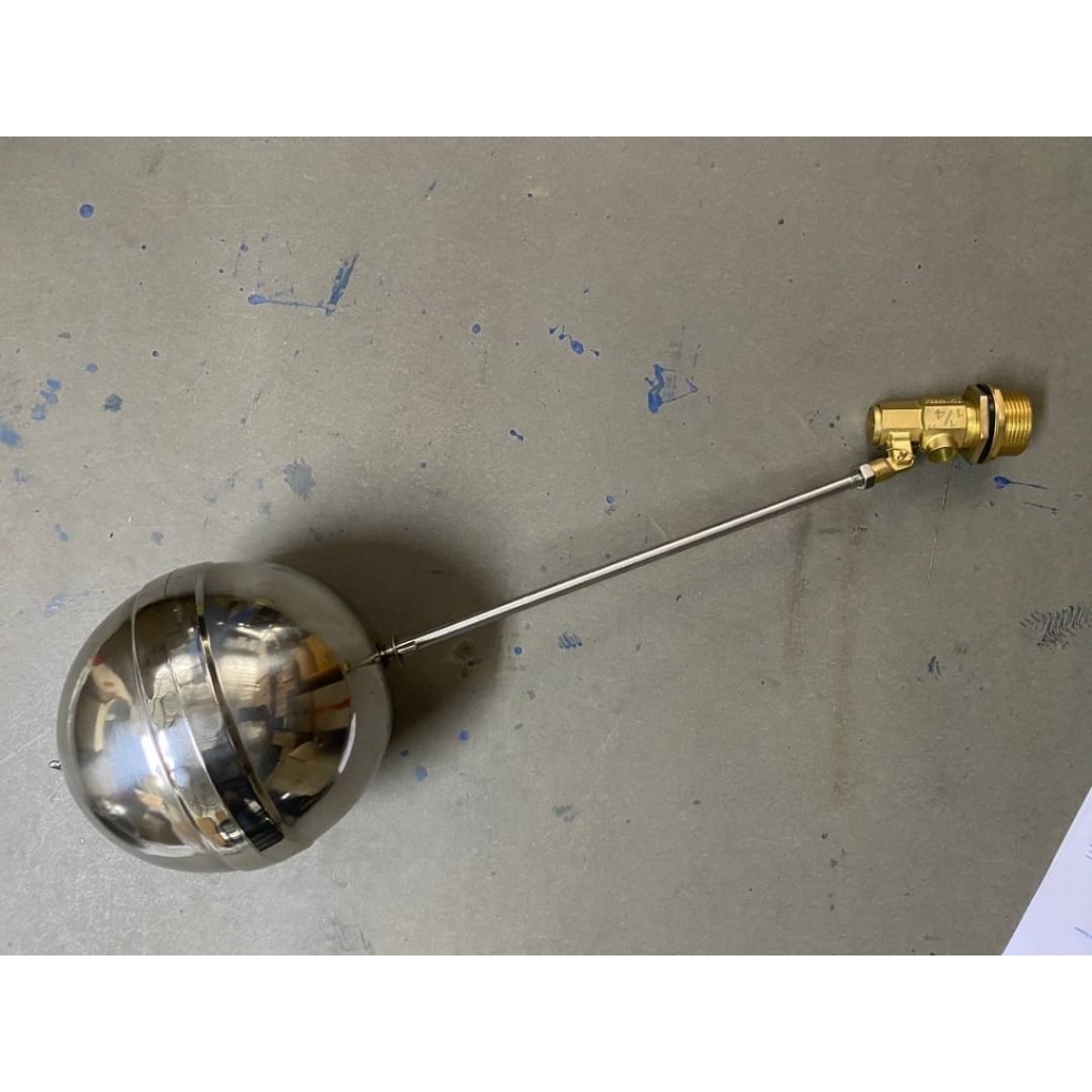 Stainless Steel Float + 304 Rod + V (B/R) Valve Ball Water Tank 1.1/4 ...