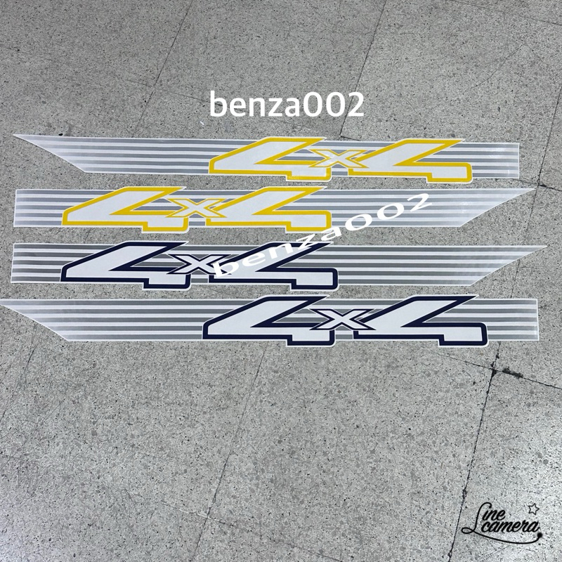 Original Sticker 4 x 4 FORD Next To The Tailgate Year 2004 Per Pair ...