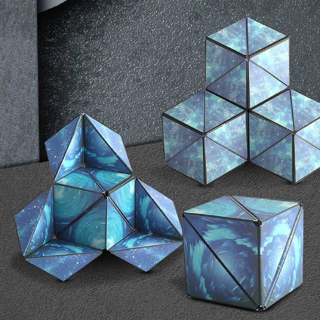 3d Changeable Magnetic Interchangeable Cube Shaped Box Stress Relief ...