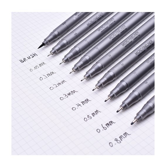 Waterproof M&G Micro fineliner Cutting Pen Black Ink | Shopee Malaysia
