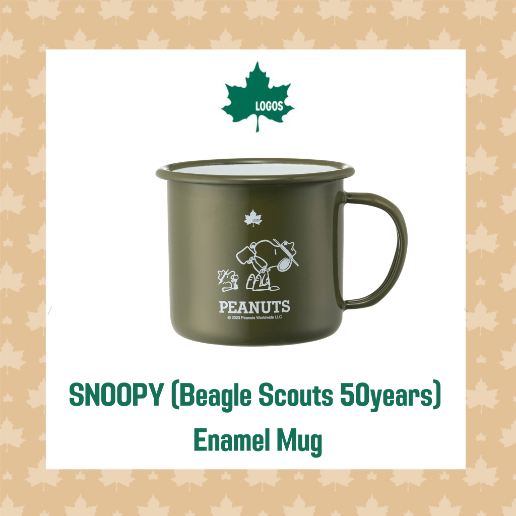 LOGOS SNOOPY Enamel Mug (Beagle Scouts 50years) | Shopee Malaysia
