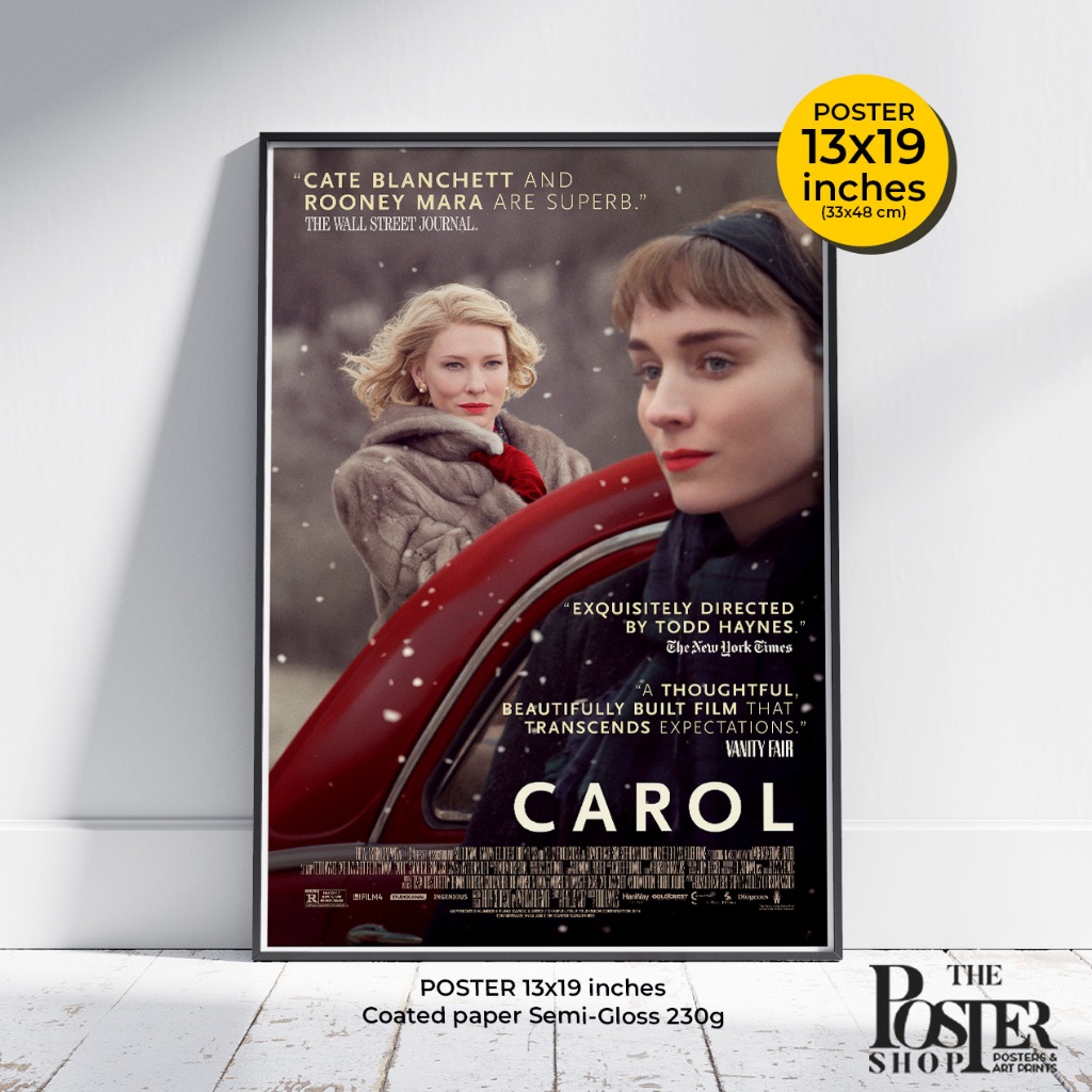 Carol Movie Posters Cate Blanchett Rooney Mara (The Price of Salt ...