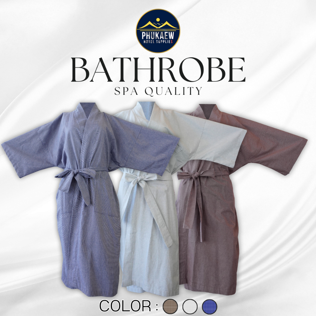Bathrobe Spa Robe Woven Fabric In The Body Cotton 1 Natural Fibers ...