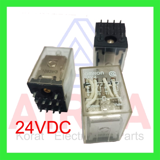 (OMRON MY4 Relay) Relay 24vdc 5A 4C 1 Unit | Shopee Malaysia