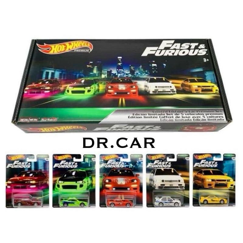 Hotwheels Premium Fast&Furious Original Fast BOX SET 5 Car(Open Check ...