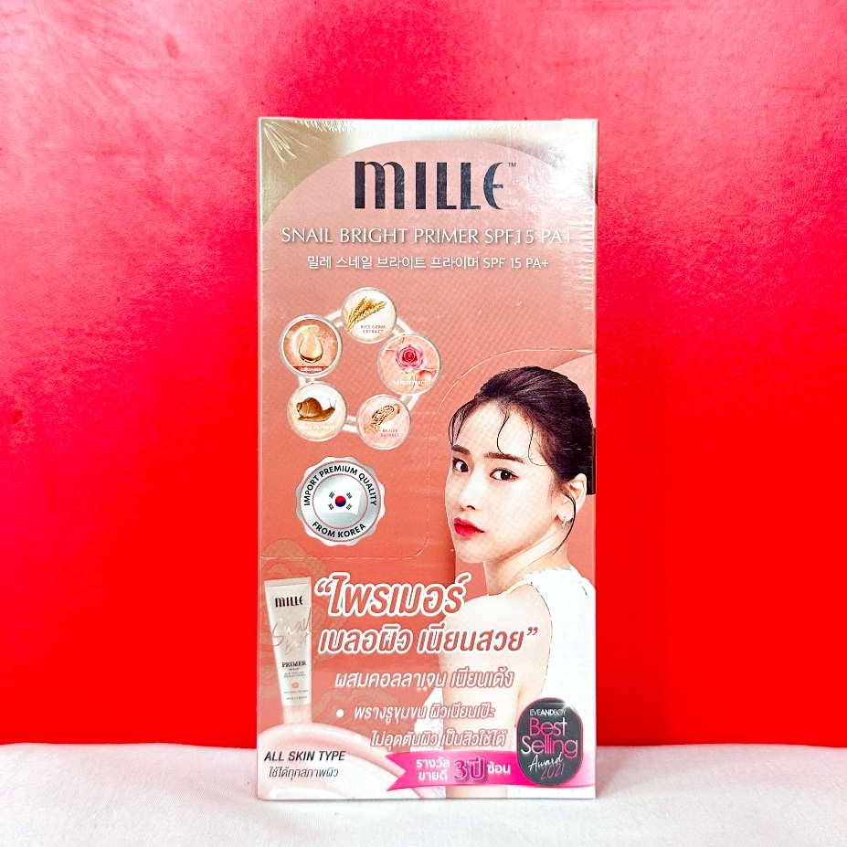 (Box Lift) Mille Snail Bright Primer Collagen SPF15 PA + | Shopee Malaysia