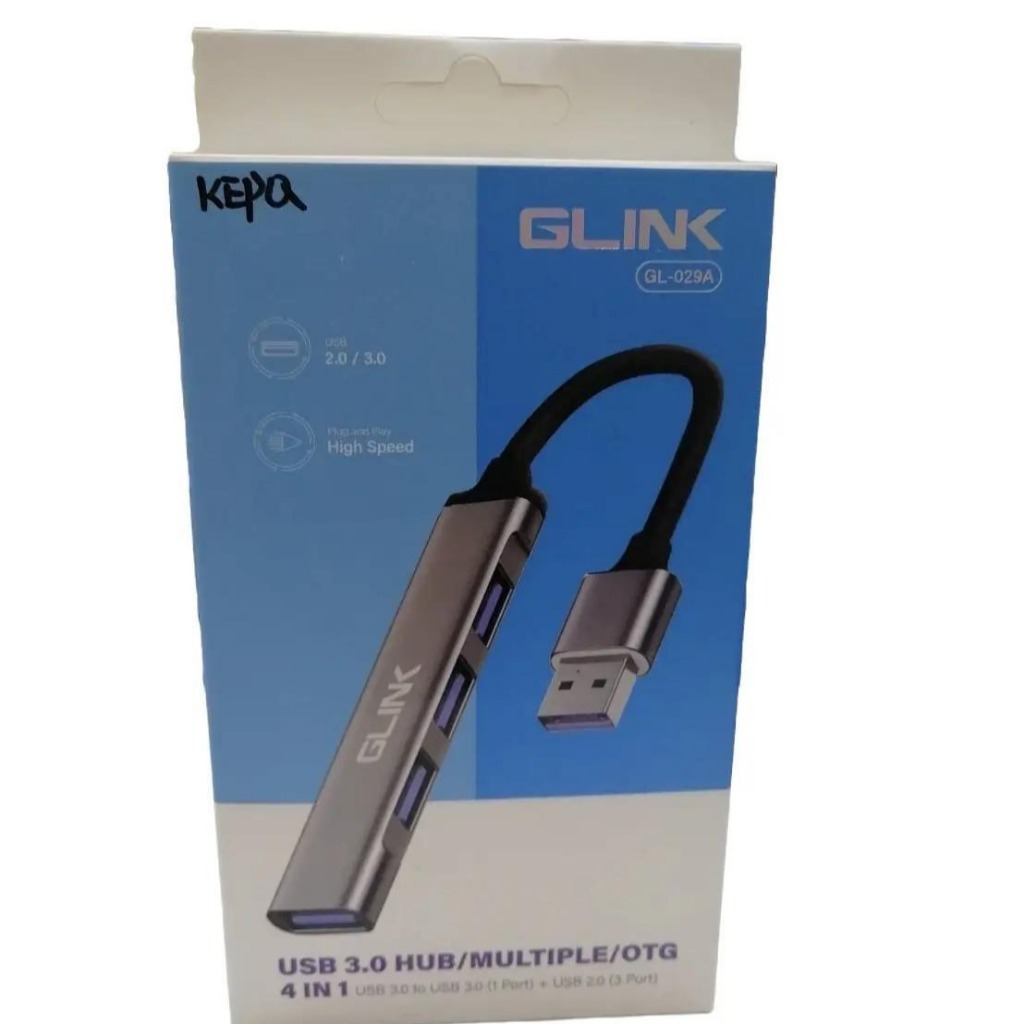 GLINK USB HUB GL-029A 4in1 3.0 Channel Booster | Shopee Malaysia