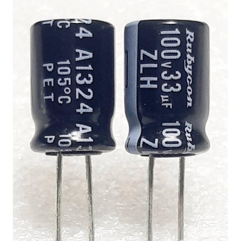 Rubycon ZLH 33uf 100v capacitor | Shopee Malaysia