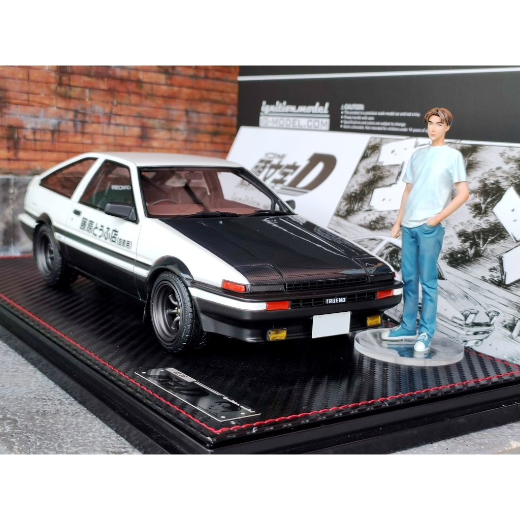Car model AE86 Toyotaae86 * box defect * 1/18 ignition IG2867 Toyota ...