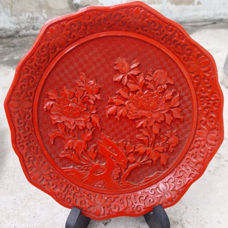 Antique Work Plates With Base | Shopee Malaysia