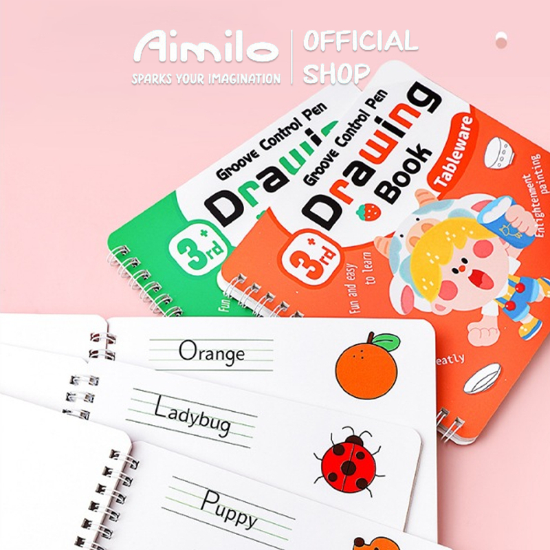 Aimilo Kids Coloring Book Various Themes 8 Sheets | Shopee Malaysia