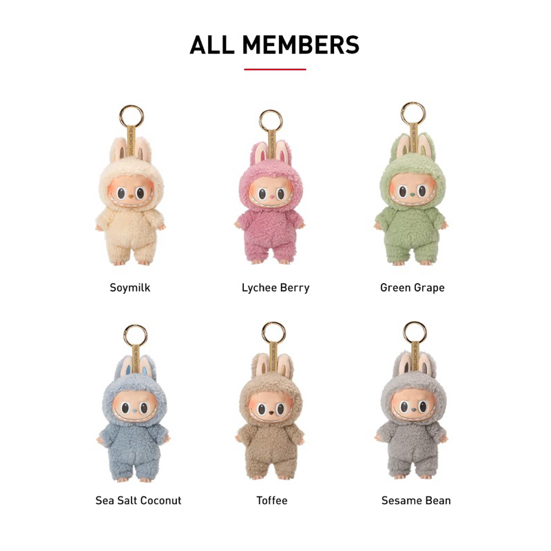 All Colours]Keychain labubu v.1 THE MONSTERS-Tasty Macarons Vinyl ...
