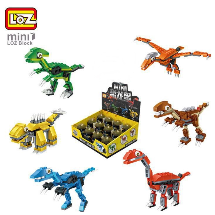 LOZ Building Blocks MINI Cartoon Characters Dinosaurs Bricks Hantaran ...