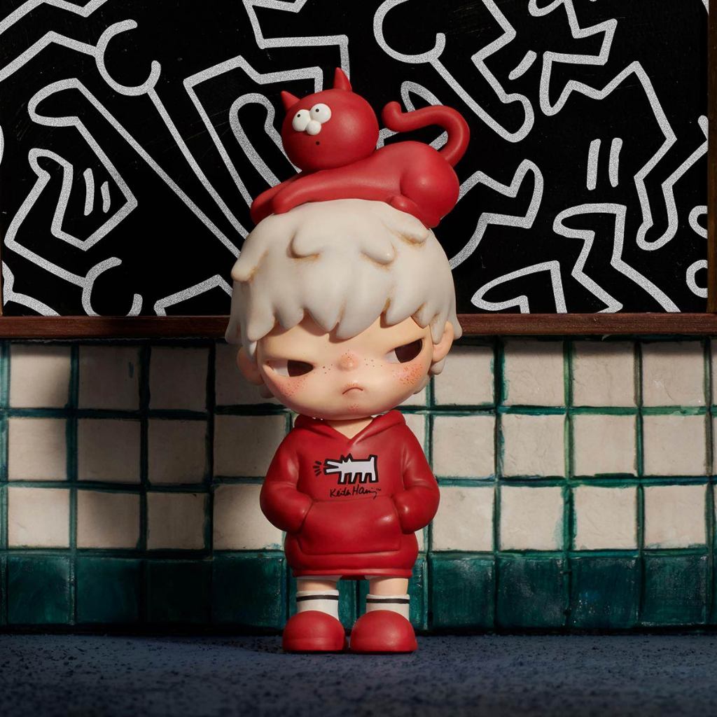 Hirono X HARING FIGURE Red Cat | Shopee Malaysia
