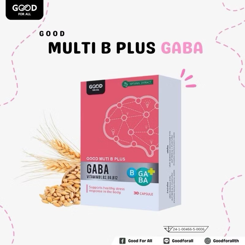 Good Multi B plus GABA For All Vitamin Complex With [Size 30 Capsules ...