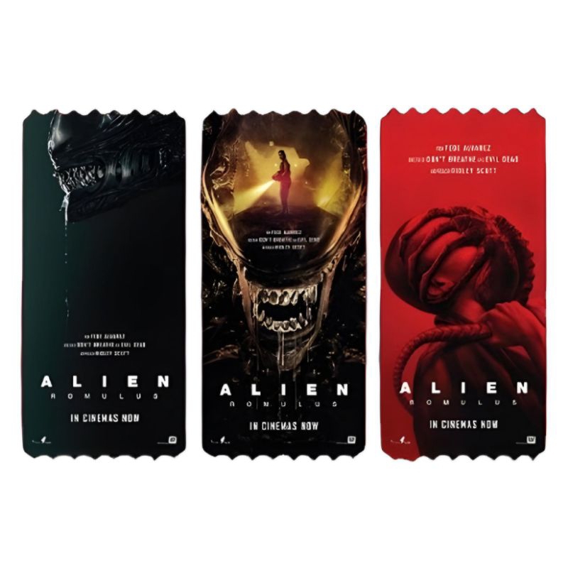Sparkling Ticket Alien Romulus Original License SF Cinema Collectible ...