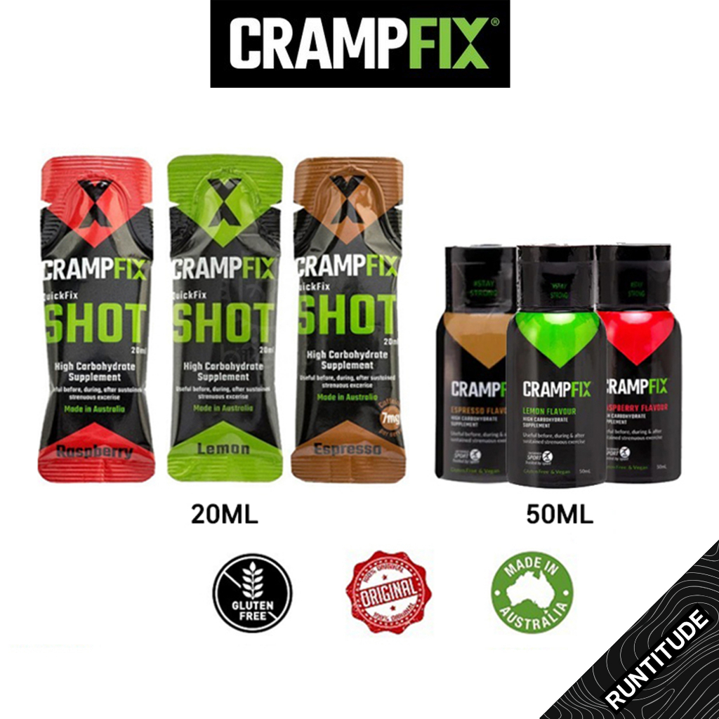 CrampFix Anti-Cramp Drink Comes In 3 Flavors 2 Sizes For Before And ...