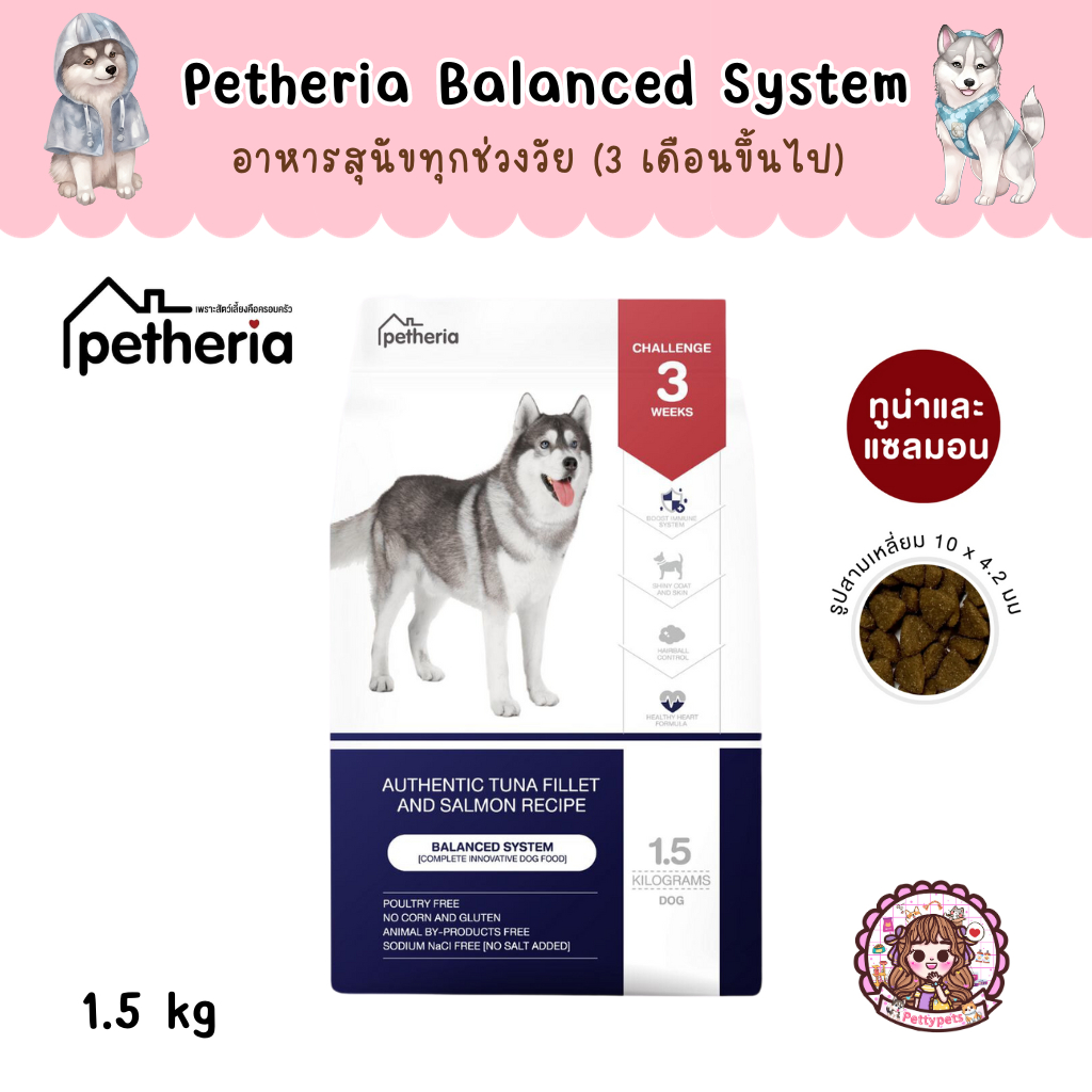 Petheria Dog Balanced System Petteria Food Formula For All Ages. From ...