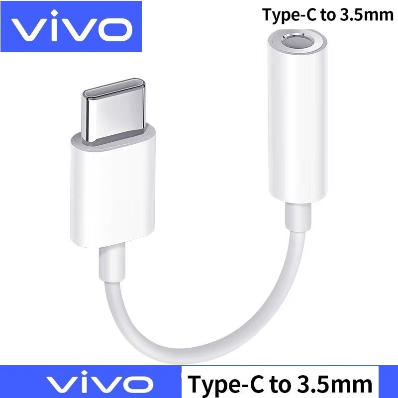Converter Cable Adapter Vivo USB Type C To Jack Audio 3.5mm V21 5G V23 ...