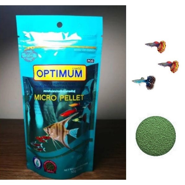 Optimum Micro pellet 50 g. Small Fish Food | Shopee Malaysia