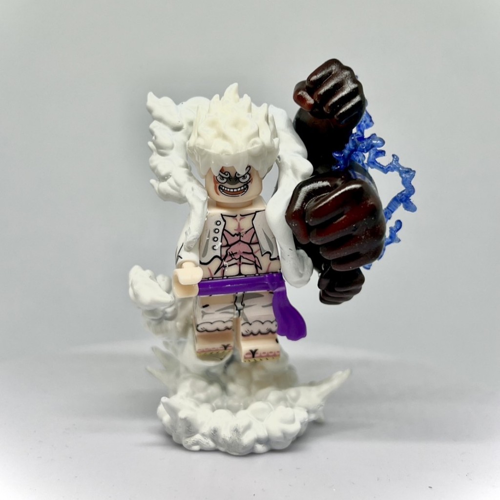 One piece Lego Luffy Gear 5 Nica 5 Model Nika god Building Blocks ...