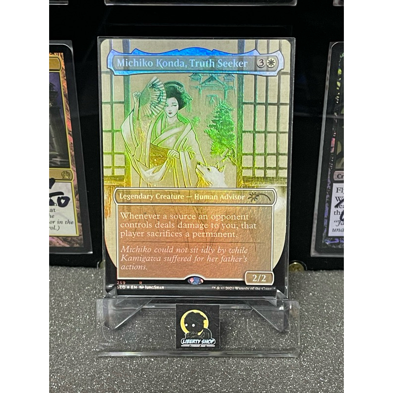 (MTG)(Secret Lair) Michiko Konda Truth Seeker (Foil)(NM) | Shopee Malaysia
