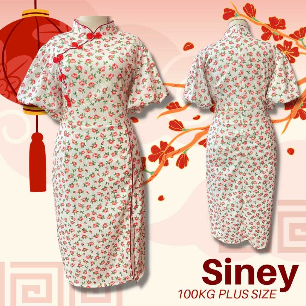 Plus size Long Dress Cute Cheongsam Pimlai New Modern Design Chinese ...