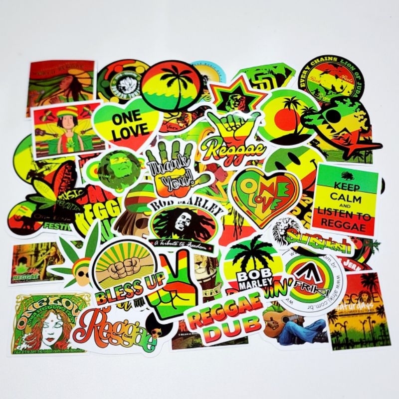 Reggae Stickers Are Firmly Attached Waterproof Decorative Items (Pack ...