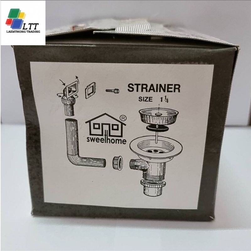 Sweet Home Good Quality Sink Waste 1 1/4 Inch Stainless Steel Complete ...