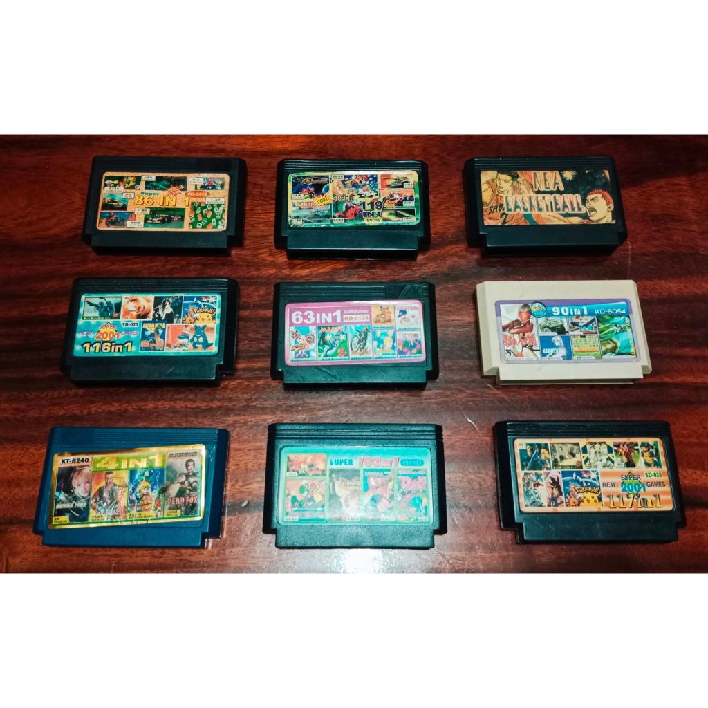 Famicom Game Cartridge-Set 2-(Old The Chip Print Is More Durable Than ...