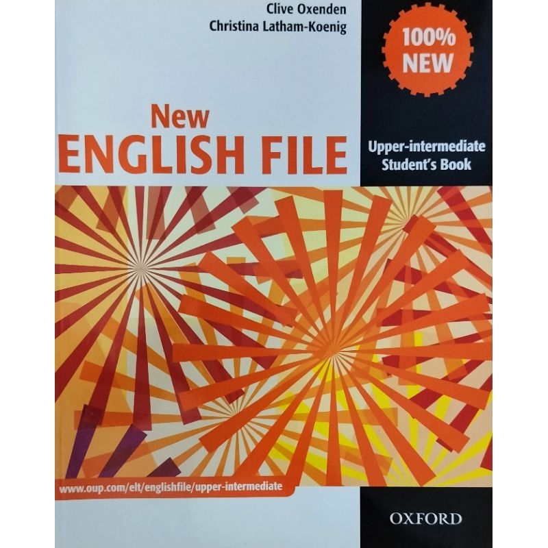 NEW ENGLISH FILE UPPER INTERMEDIATE Studios BOOKClive Oxenden Christina Latham-Koenig | Shopee ...