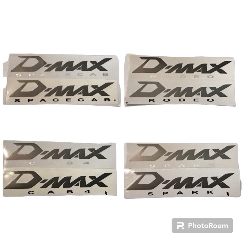 Dmax Model 2 ISUZU SPACECAB SPARK RODEO CAB4 D-MAX STICKER Sidewall ...