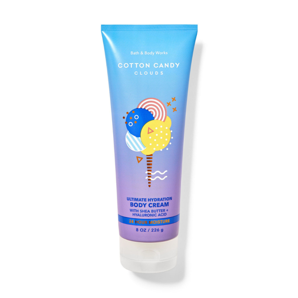 Bath & Body Works Cotton Candy Clouds Ultimate Hydration Cream From Usa ...