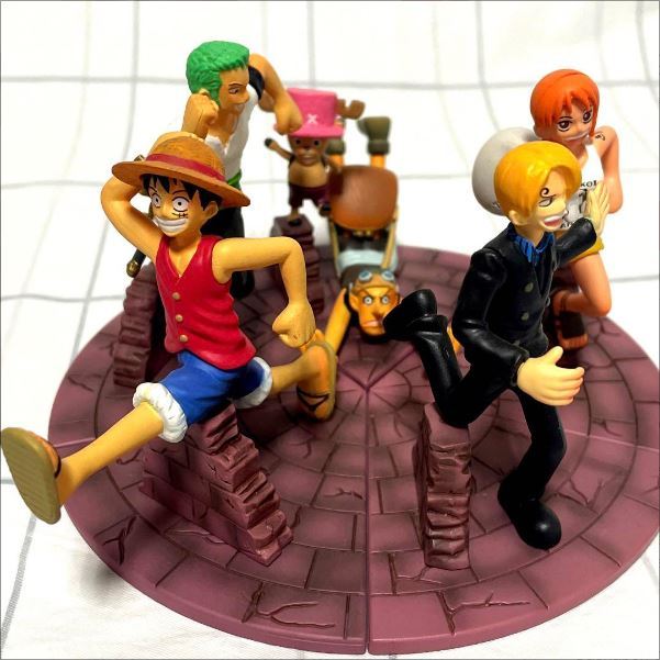 One Piece Adventure Candy Toy Luffy Zoro Sanji Usopp Nami Chopper ...