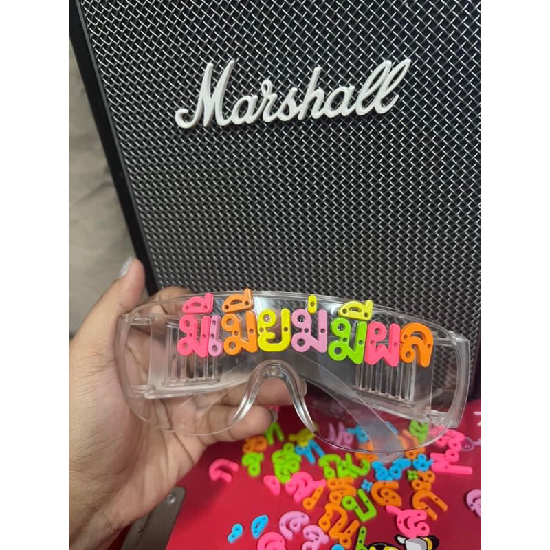 Letter Glasses With Lights Songkran Play Shape With Led | Shopee Malaysia