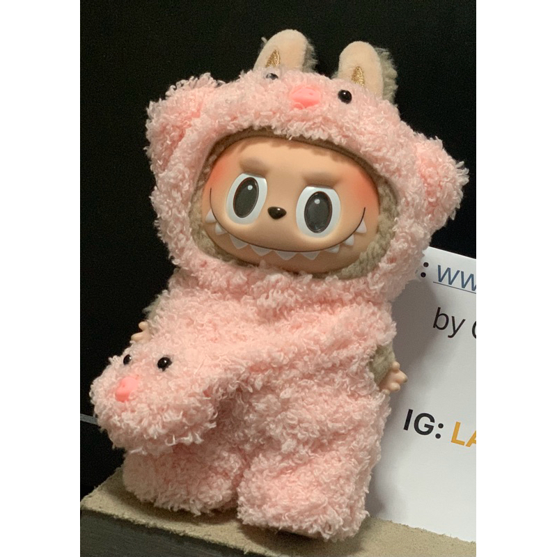 Pig Set With Adhesive Strip Easy To Put On Back for 17cm Dolls Babubu ...