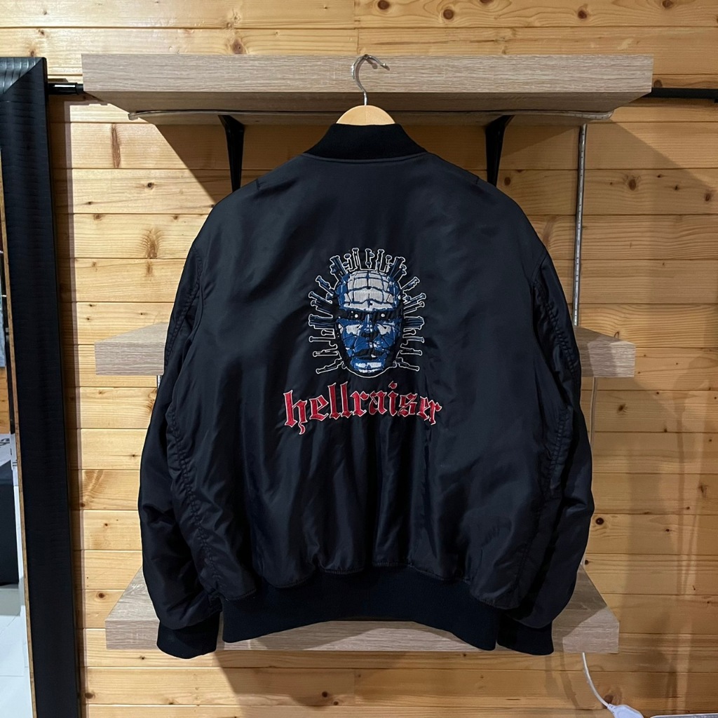 Rare Vintage Hellraiser Bomber Jacket Gabber Hardcore Rave | Shopee ...