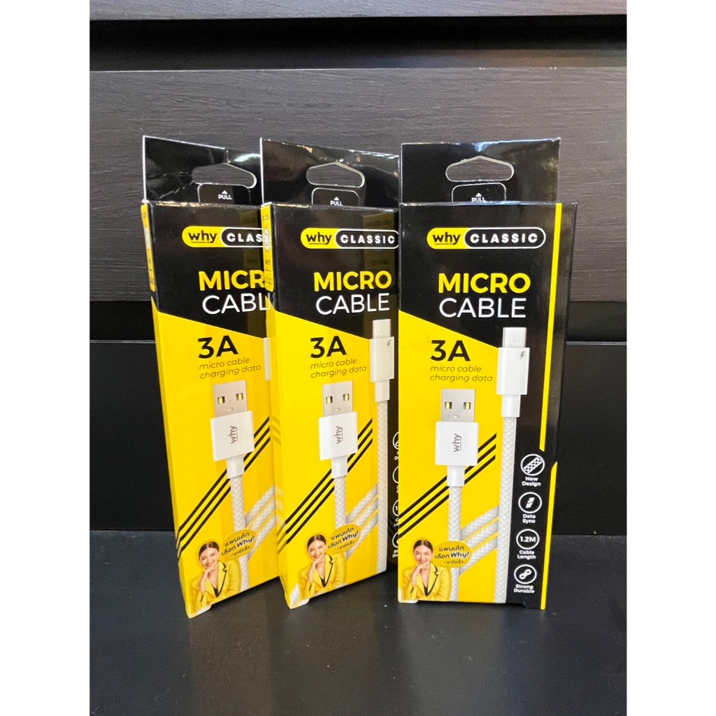 Micro USB Cable Why Classic Fast Charge 2.4A Type C | Shopee Malaysia
