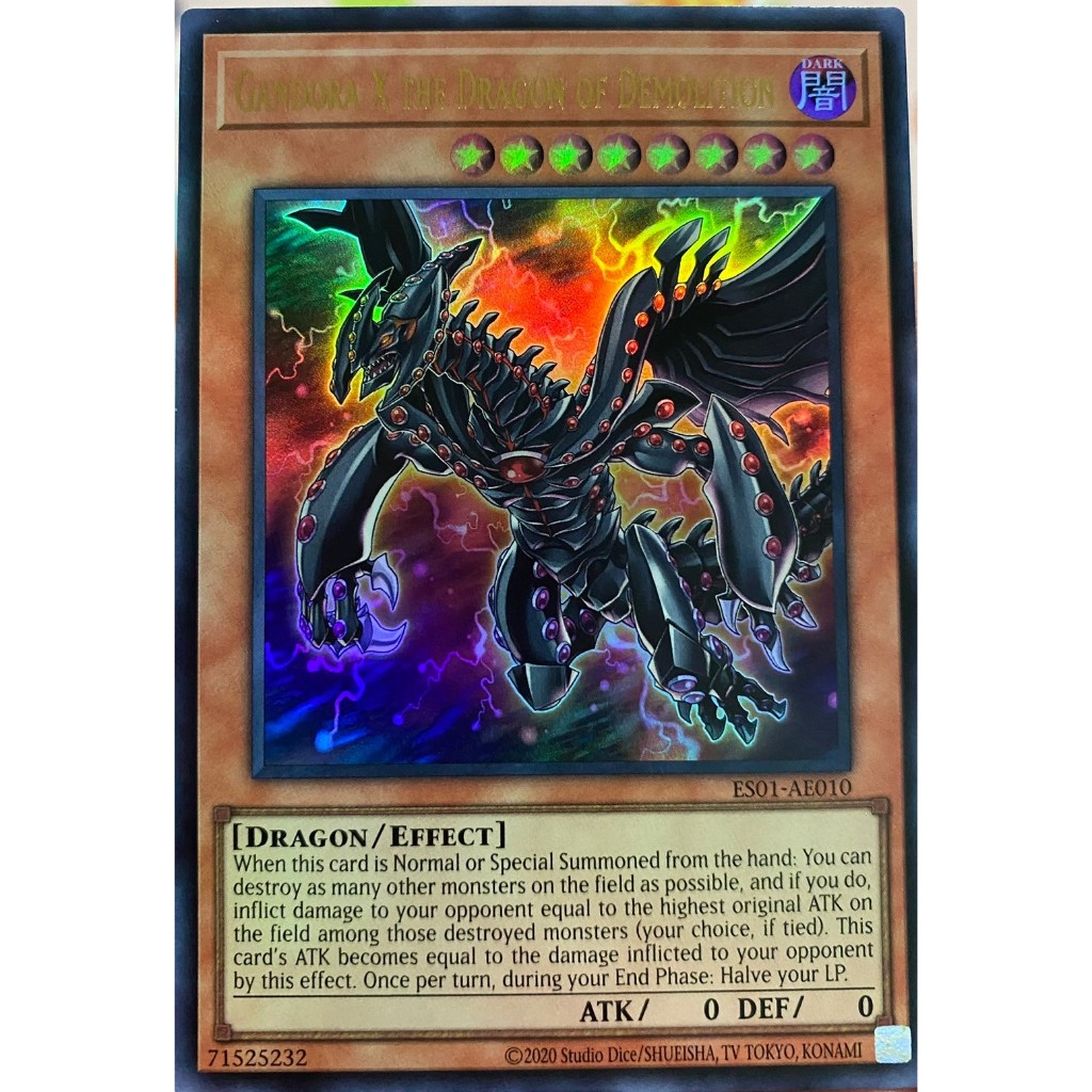 Yugioh Asia-Eng [ES01-AE010] Gandora-X the Dragon of Demolition (Ultra ...