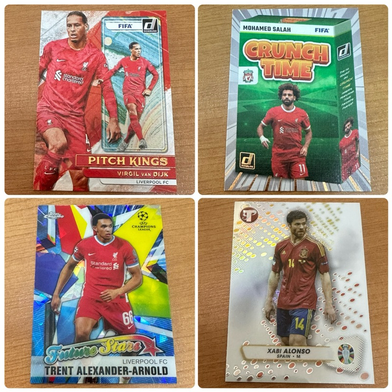 LIVERPOOL Football Cards Combination Set Various Players Of Models All ...