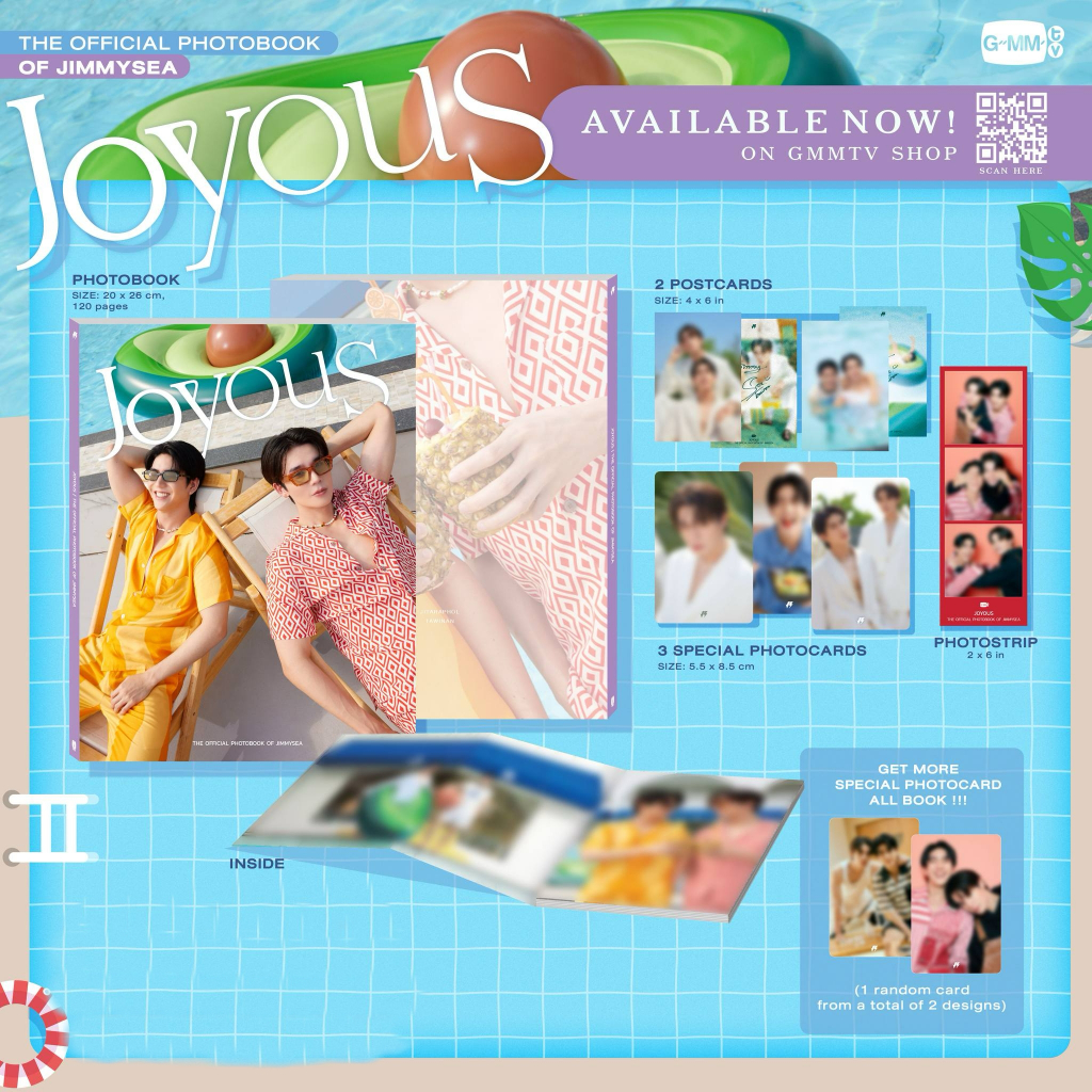 Jimmy Sea JIMMYSEA JOYOUS THE OFFICIAL PHOTOBOOK OF GMMTV | Shopee Malaysia