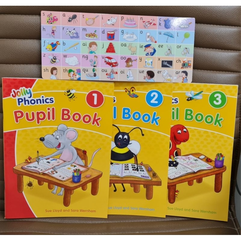 Select Jolly Phonics pupil book 1 2 3 Or + strip 1 Sheet Alphabet ...