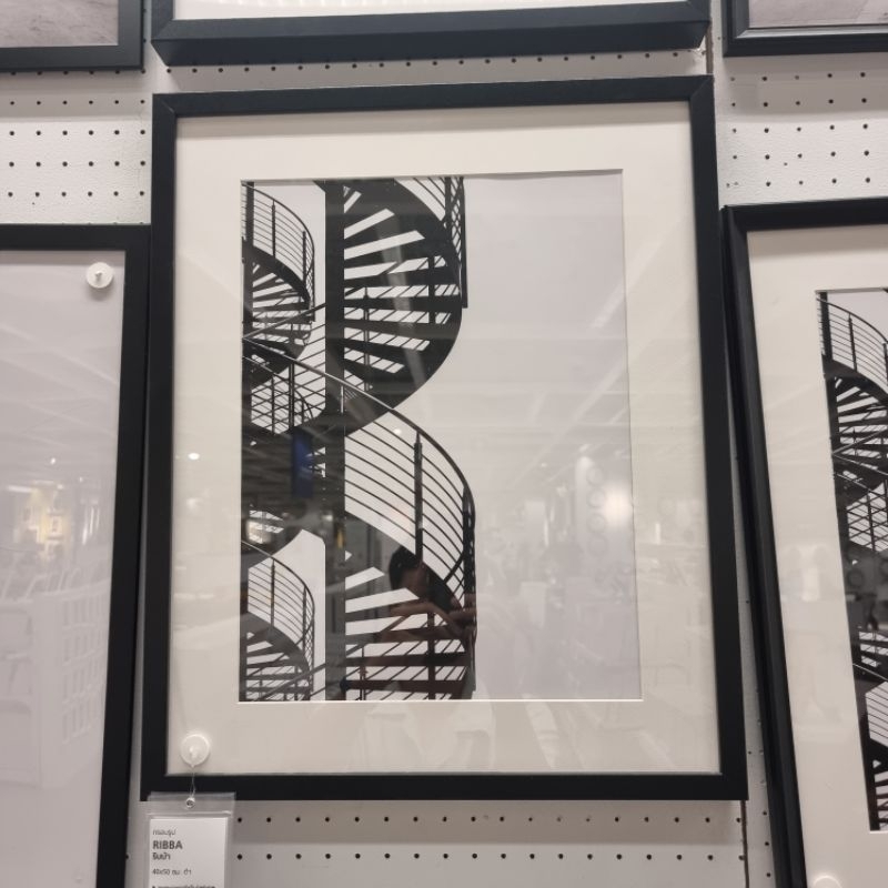 IKEA Frame Black/White RIBBA/RODALM 1 | Shopee Malaysia